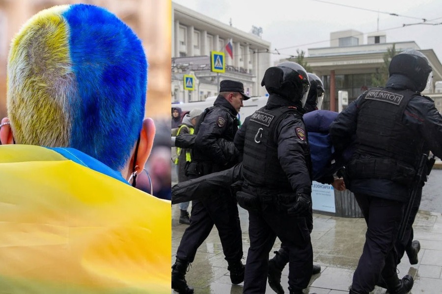 Ρωσία: Πρόστιμο σε άνδρα επειδή… έβαψε τα μαλλιά του στα χρώματα της ...